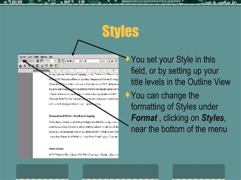 Ms Word Formatting Tips PPT