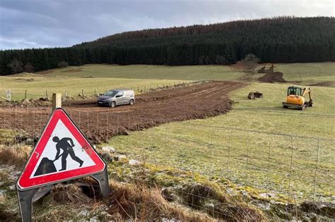 Approved Access Route Will Allow The Haulage Of Over 1000 Lorryloads Of Timber From Perthshire