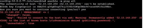 Devops Why Ansible Is Not Able To Ping For Locally Stack Overflow