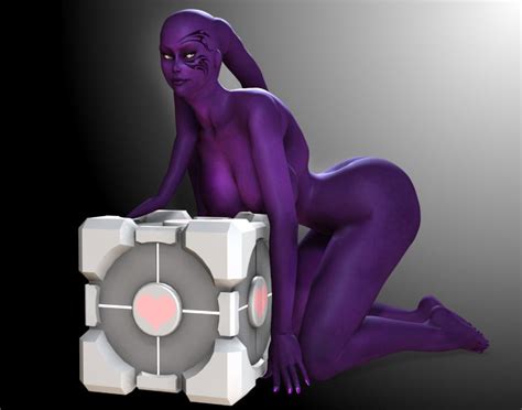 Rule 34 3d Crossover Jolene Kayla Portal Series Star Wars Twilek Weighted Companion Cube