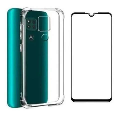 Funda Antiimpacto Para Motorola G9 Plus Y Película De Vidrio 9d Mercadolibre