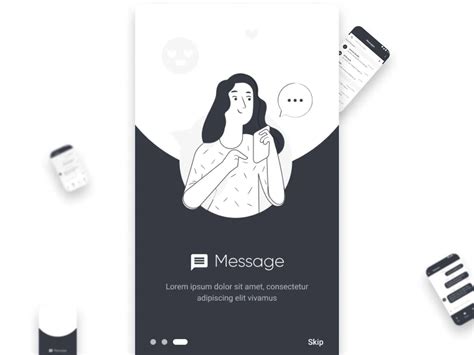 Messaging App UI Kit Freebie For Figma And Adobe XD