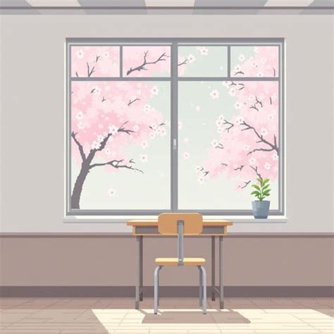 Free Cherry Blossom Classroom Photo Classroom Sakura Minimal