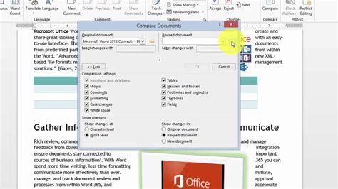 Microsoft Office 2016 Vs 2013 Comparison Chart Ponasa