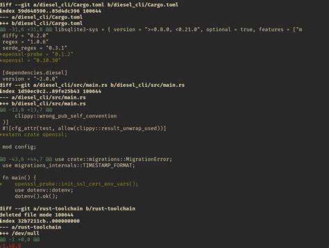Precompiled Dieselcli Binaries For Major Operating Systems · Issue 2379 · Diesel Rsdiesel
