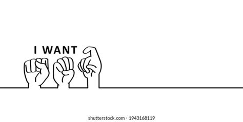 Deaf Love Sign Language Slogan Sex Stock Vector Royalty Free