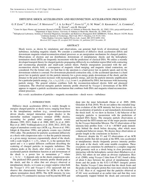 Pdf Diffusive Shock Acceleration And Reconnection Acceleration Processes