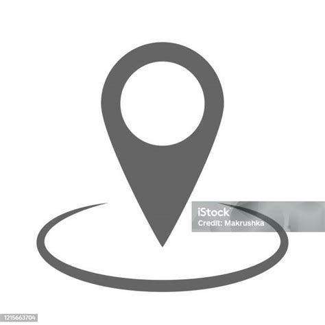 지도에 대한 핀 태그 포인터 위치 표시 아이콘입니다 위치 및 탐색에 대한 지리적 포인터입니다 벡터 Eps 10 아이콘에 대한 스톡 벡터 아트 및 기타 이미지 Istock