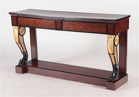 Bid Now A Nineteenth Century Two Tone Empire Console Tabl January 3