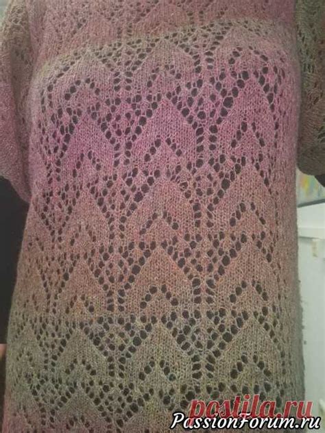Еще одна туничка на ваш суд запись пользователя Ксюмба Оксана в соо вязание спицами Постила