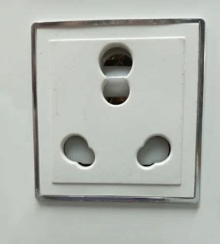 White Modular Socket 16a Ginger 5 Pin At Rs 35piece In New Delhi Id 2850799286573