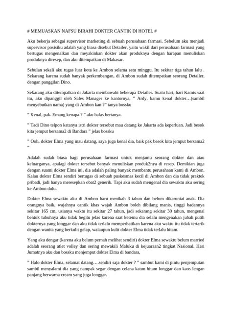 Memuaskan Nafsu Birahi Dokter Cantik Di Hotel Pdf