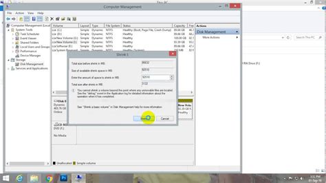 How To Hard Disk Partition Windows 8 1 Youtube