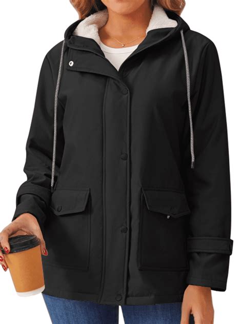 Rosvigor Womens Sherpa Coats Winter Fleece Jackets Women Warm Parkas