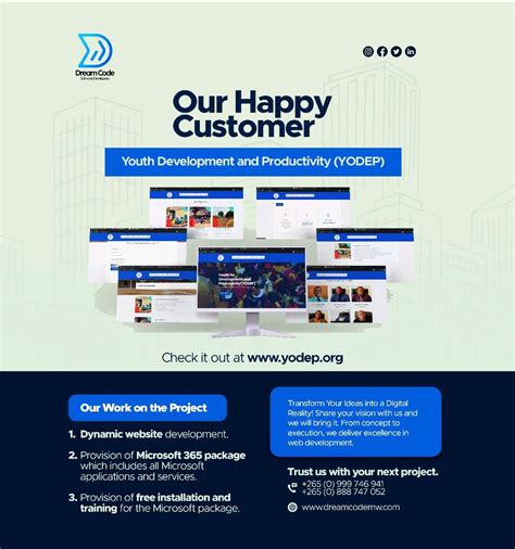 Dream Code Malawi On Linkedin Appdevelopment Webdevelopment Microsoft365 Hosting Domain Ssl