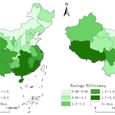 The Spatiotemporal Evolution Pattern Of Ecological Efficiency Download Scientific Diagram