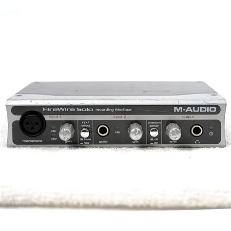 M Audio Firewire Solo Audio Recording Interface Reverb