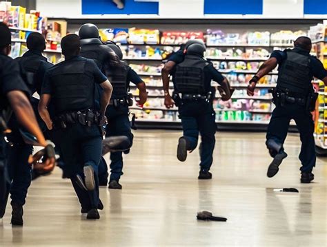 Bodycam Video Shows Police Chasing A Sex Offender Through Walmart After