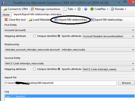 Import Nn Relationships In Microsoft Dynamics Crm