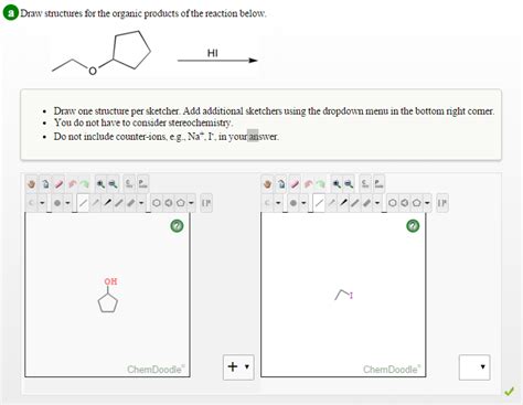 Solved Draw Structures For The S For The Orgamic Products