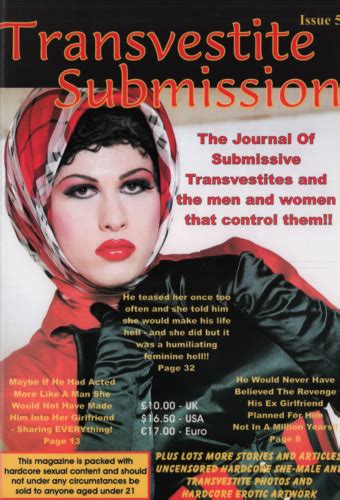 Transvestite Submission 5 Transgender Magazine Strong Dominatrix Adult
