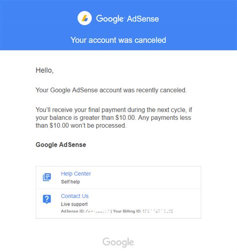 Google AdSense Cancels Massive Number Of Accounts