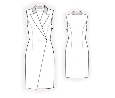 Выкройки на индивидуальные размеры Платье на работу Пошив женских платьев Модели