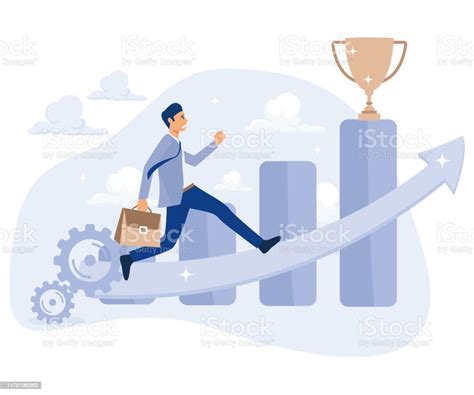 큰 목표 개념을 설정합니다 비즈니스 야망 성공에 집중 평면 벡터 현대 그림 개념에 대한 스톡 벡터 아트 및 기타 이미지 개념 개념과 주제 경쟁 Istock