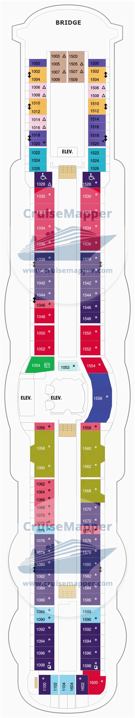 Jewel Of The Seas Deck 10 Plan Cruisemapper