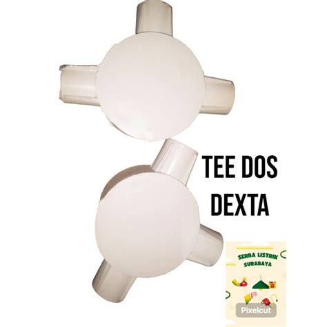 Jual Tee Dos T Dos Instalasi Listrik 3 Cabang 20mm Merk Dexta Shopee Indonesia