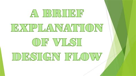 A Brief Explanation Of Vlsi Design Flow By Sai Deepika Bheri Medium