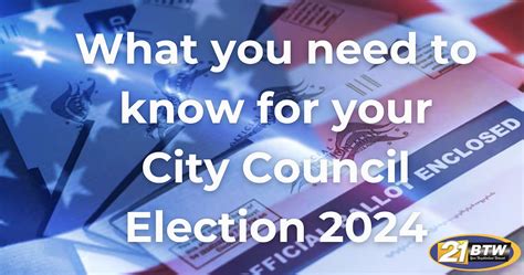 Upcoming City Council Elections Key Details And Candidate Overview