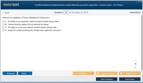 Salesforce Certified Advanced Administrator Test Practice Test