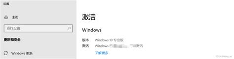 Wondows10查看系统激活powershell 查看windows是否激活 Csdn博客