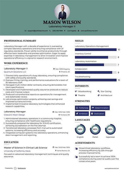 Lab Objective Resume Example At Logan Newbigin Blog