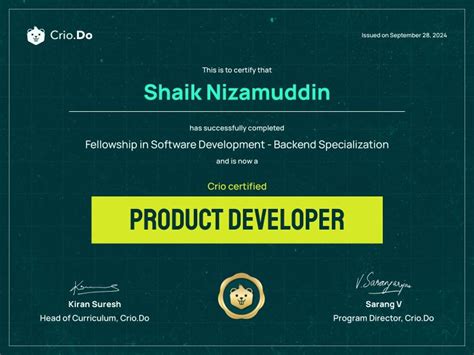 Shaik Nizamuddin On Linkedin Learnbydoing Criodo Softwaredevelopment Upskill Technology Tech