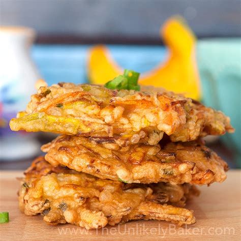 Squash Okoy Filipino Kalabasa Fritters