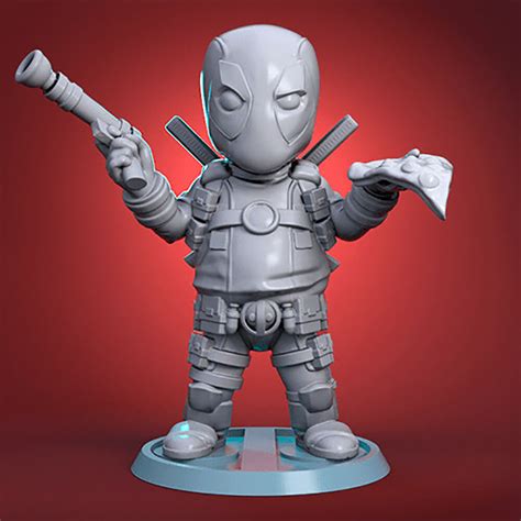 Chibi Deadpool 3d Model By 3dmodeldesigner Chibi Deadpool 3d Model By 3dmodeldesigner