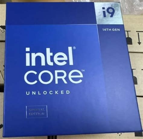 Intel Core I9 14900ks Retail Package Surfaces Onto Social Media In Vietnam