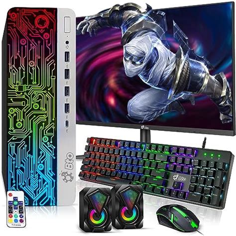 Amazon Com HP RGB Gaming Desktop PC Bundle Intel Core I7 6th Gen 16GB DDR4 Ram 512GB SSD