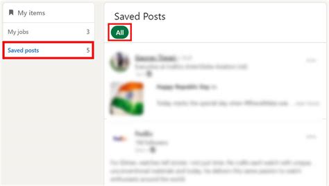How To View Or Find Saved Posts And Jobs On LinkedIn