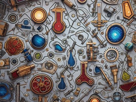 premium photo creative exploration pattern from steam education