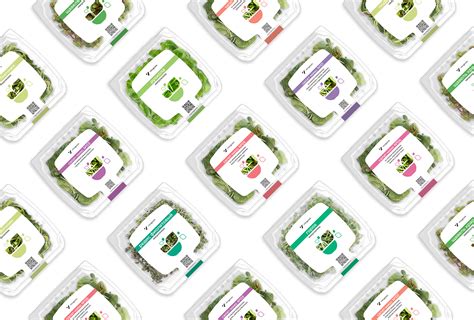 Label For Microgreens Packaging Design On Behance