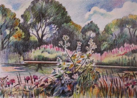 Paskoart в 2024 г Пейзажи Акварельные пейзажи Цветные карандашные рисунки