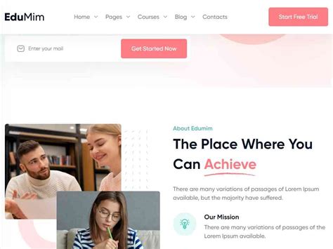 Edumim Tailwind Css Портфолио Шаблоны Bootstrap BootstrapТема