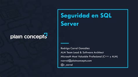 Seguridad En Sql Server Pptx