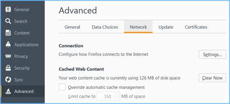 Firefox Configuration Instructions