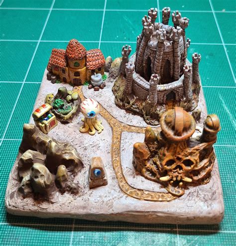 A Made A Tiny Homm 3 Diorama From Polymer Clay R Heroes3