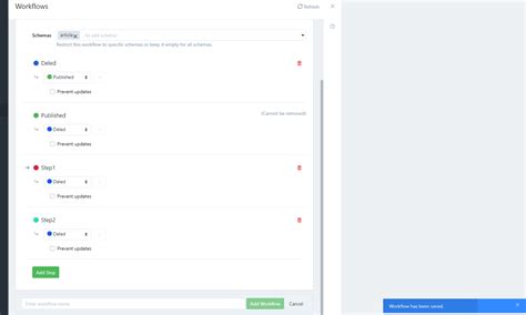 How To Use Workflow Support Squidex Support