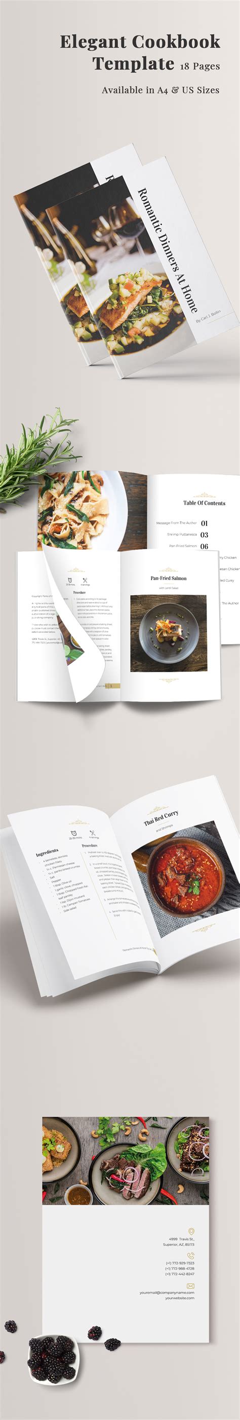 Cookbook Templates 186 Designs Free Downloads Template Net